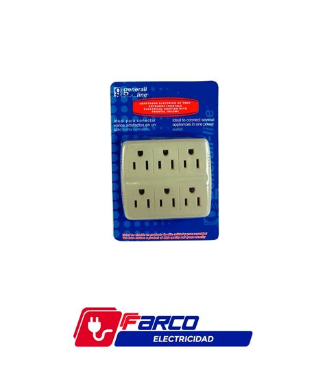Divisor De Corriente De 6 Salidas Farco Panamá