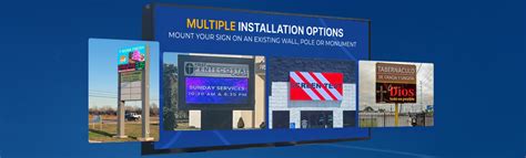 Beacon Hd Pro 4x12 Outdoor Led Signs Fully Programmable Turnkey Solu