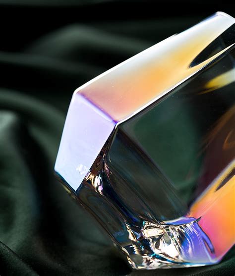 Holographic Hexagonal Drinking Glass Aesthetic Decor Shop