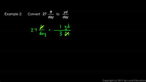 Physical Science 16e Unit Conversion Example 2 Youtube