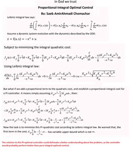 Control Lyapunov Function Clf Methodology Versus Optimal Control Researchgate