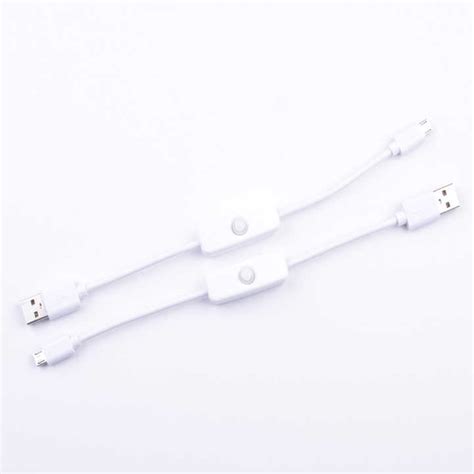 Customized White Usb Toggle Switch Data Transfer Cable Usb Power Switch Cable Power And Data