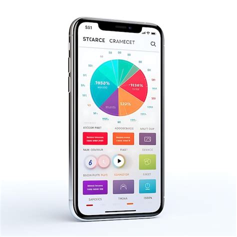 Premium Photo Mobile App Layout Design Of Expense Analytics Dashboard
