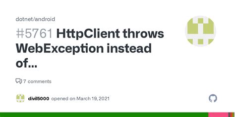 client throws webexception instead of requestexception · issue
