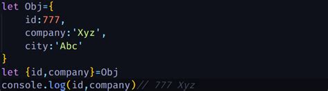 array and object destructuring in javascript dev community