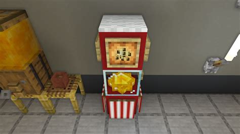 Popcorn Machine By Jotbot Minecraft Build Tutorial