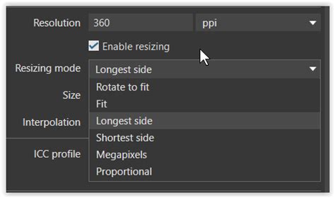 Please Add A Resize Option For Images Feature Requests DxO Forum