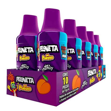 Peloneta Del Puesto Chamoy 10 Pzs Antojitosimportados