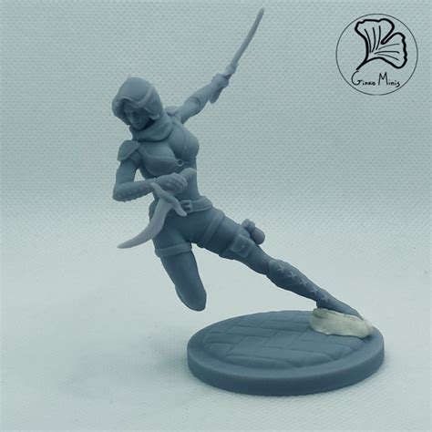 3d Printable Celine The Human Assassin By Ginko Minis