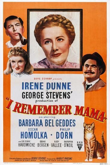 I Remember Mama Philip Dorn Barbara Bel Geddes Irene Dunne Oskar