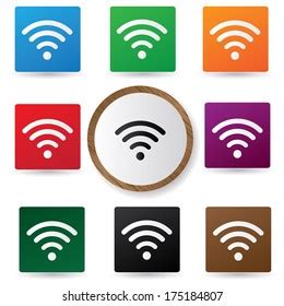Wi Fi Wireless Signal Symbol Different Stock Vector Royalty Free 2297455693 Shutterstock