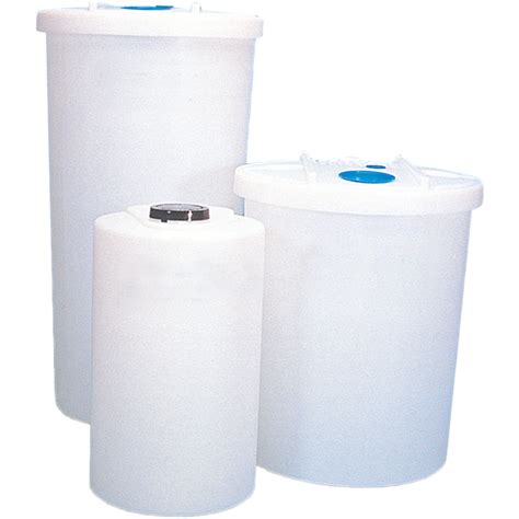 35 Gal Industrial Polyethylene Chem Solution Tank Feed Hole Lid