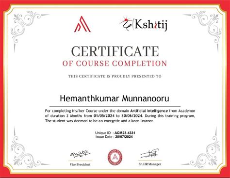 Artificialintelligence Python Internship Achievement Academor