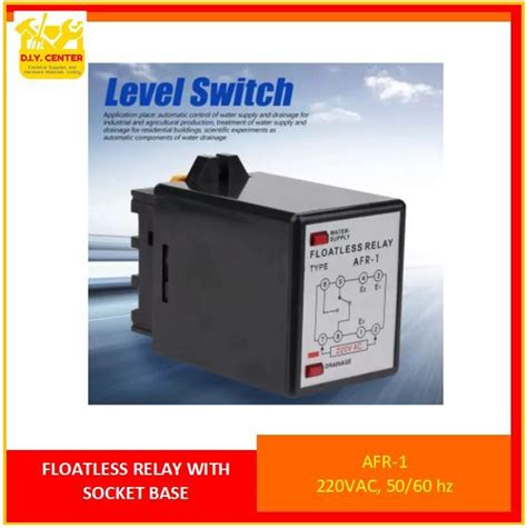 Floatless Level Relay Afr 1 220vac With Socket Lazada Ph