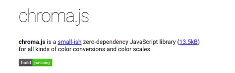 Js Chroma Color Csdn