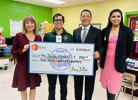 Kgns Teacher Of The Month Don Jose Gallego Elementary School
