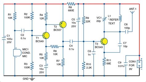 Vhf Wireless Microphone Circuit Diagram