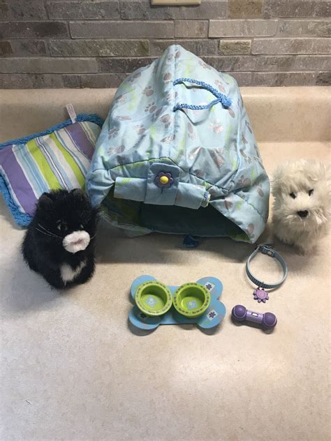 American Girl Doll Accessory Coconuts Dog House Dog And Pillow Bed