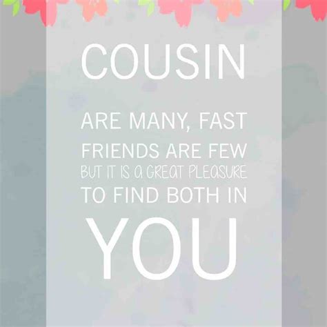 Cousin Appreciation Quotes