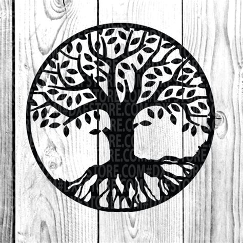 Tree Font Svg Vector Png Clip Art By Dxf Store TheHungryJPEG