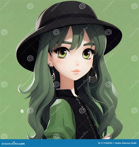 Cute Girl Illustrator Stock Illustration Illustration Of Stylized 311930650