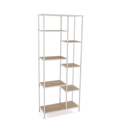 Estantería Cuad 8 Alturas Blanca Diseño Moderno Y Funcional