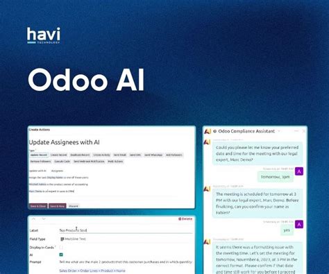 Odoo Ai Features New App And Advanced Ai Solution By Havi For Australia