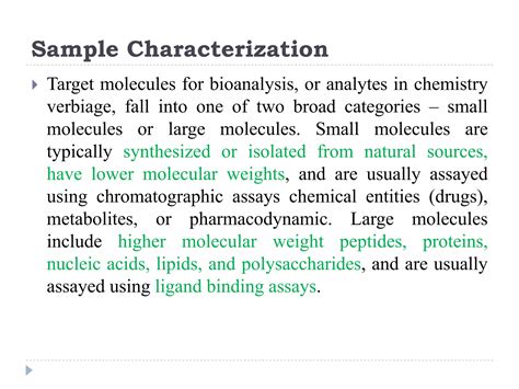 Bioanalytical Extraction Methods And Validation Parameters Pptx