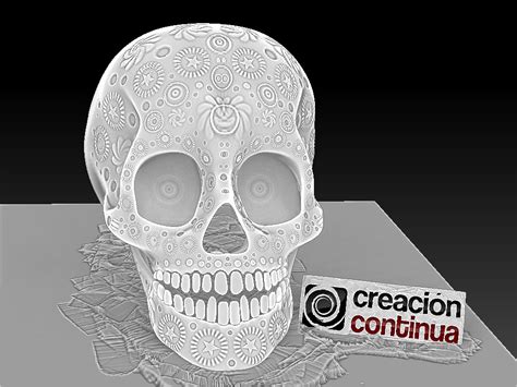 Calavera Mexicana 3d On Behance