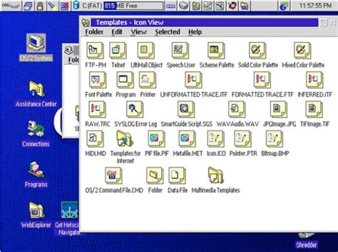 Ibm Cua Interface As Implemented In Os 2 Note The Use Of Template