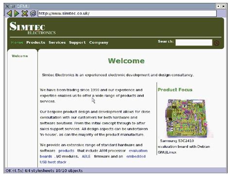 Tutorial A Web Kiosk Embedded System