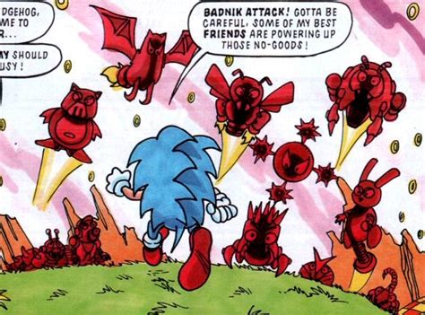 Badnik Sonic The Comic Sonic Wiki Zone Fandom