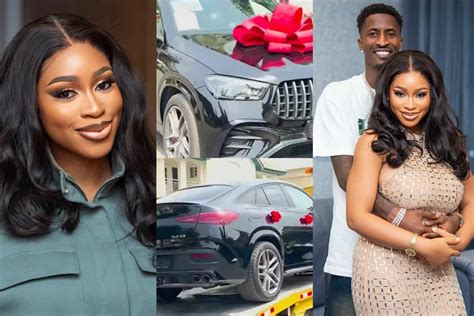 Yetunde Barnabas Receives Brand New Car As Push T From Footballer