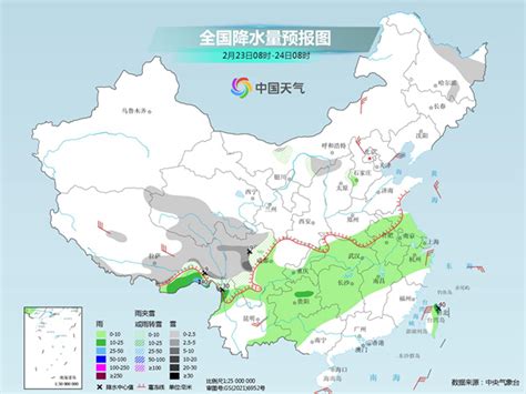 弱冷空气影响华北东北等地，阴雨覆盖长江中下游地区绿政公署澎湃新闻 The Paper