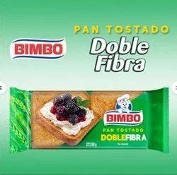 Bimbo Toasted Bread Double Fiber