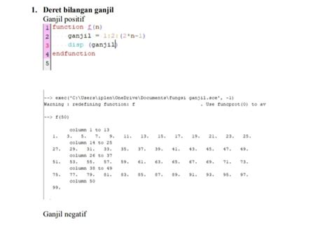 Program Scilab Meliyanti Universitas Negeri Gorontalo
