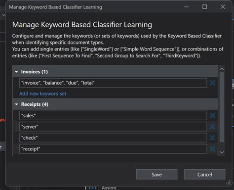 What Is The Meaning Of The Keyword Based Classifier Separate Lines Activities Uipath