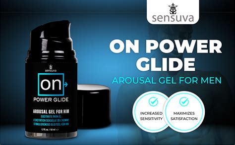 Sensuva On Power Glide For Him Stimulating Arousal Gel For Men Sexual Enhancer