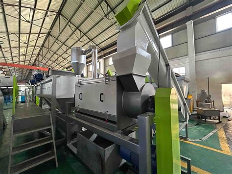 부드러운 플라스틱 분쇄 세척 건조 재활용 라인