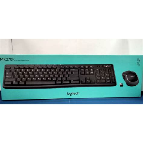Jual Logitech Keyboard Mouse Wireless Mk270 Shopee Indonesia