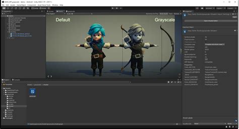Artstation Unity Vfx Grayscale Effect Game Assets