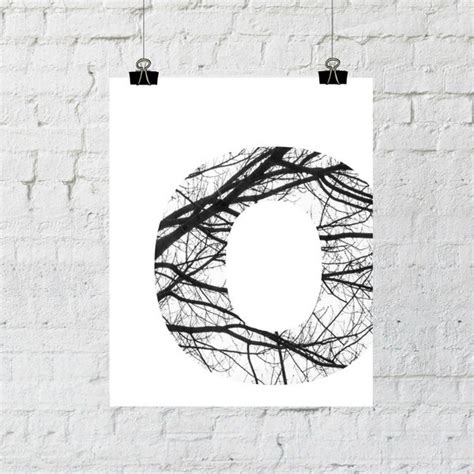 Tree Branch Letters Etsy