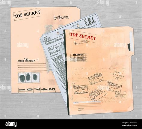 Top Secret Document Declassified Confidential Information Secret