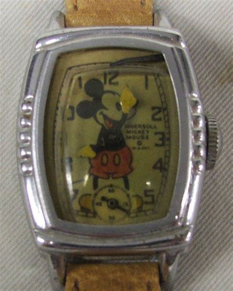 Vintage Mickey Mouse Watch By Ingersoll