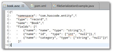 Using Apache Avro With Java And Maven For Avro Schema Declaration