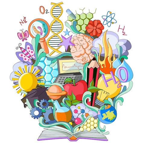 Science Collage Vectors And Illustrations For Free Download Freepik