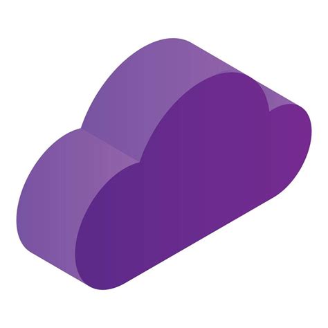 Data Cloud Icon Isometric Style 15384170 Vector Art At Vecteezy