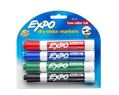 Expo Chisel Tip Dry Erase Marker Pack Babe Cart
