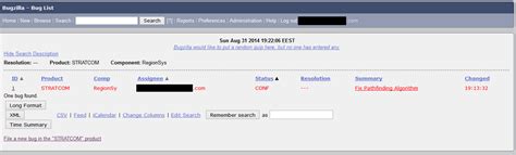 Bugzilla Server Operational Image Stratcom Moddb