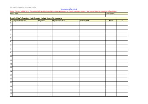 Oge Form 278e Download Fillable Pdf Or Fill Online Executive Branch Personnel Public Financial